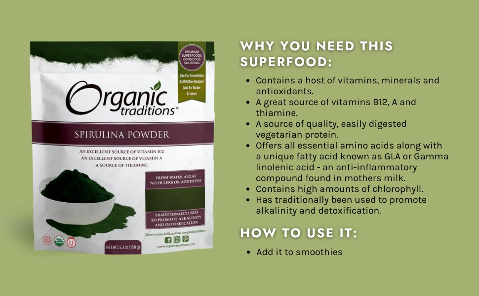 how to use spirulina in recipes