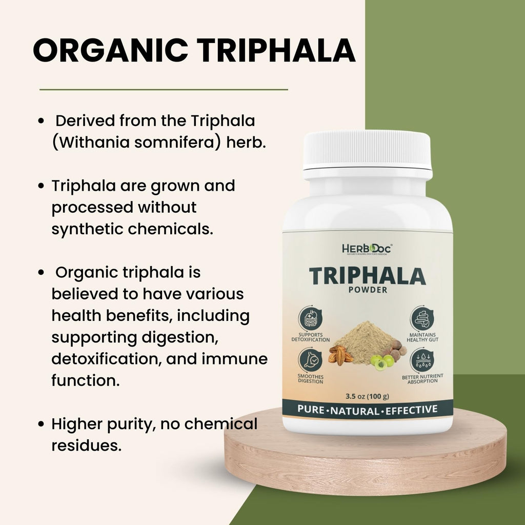 how to use triphala powder effectively