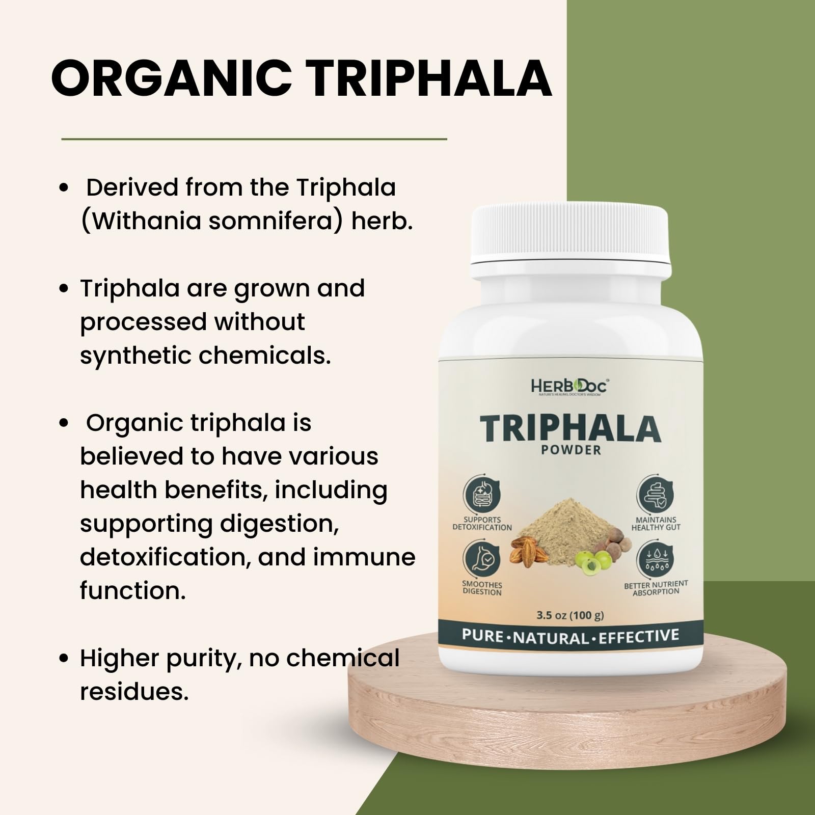 how to use triphala powder effectively