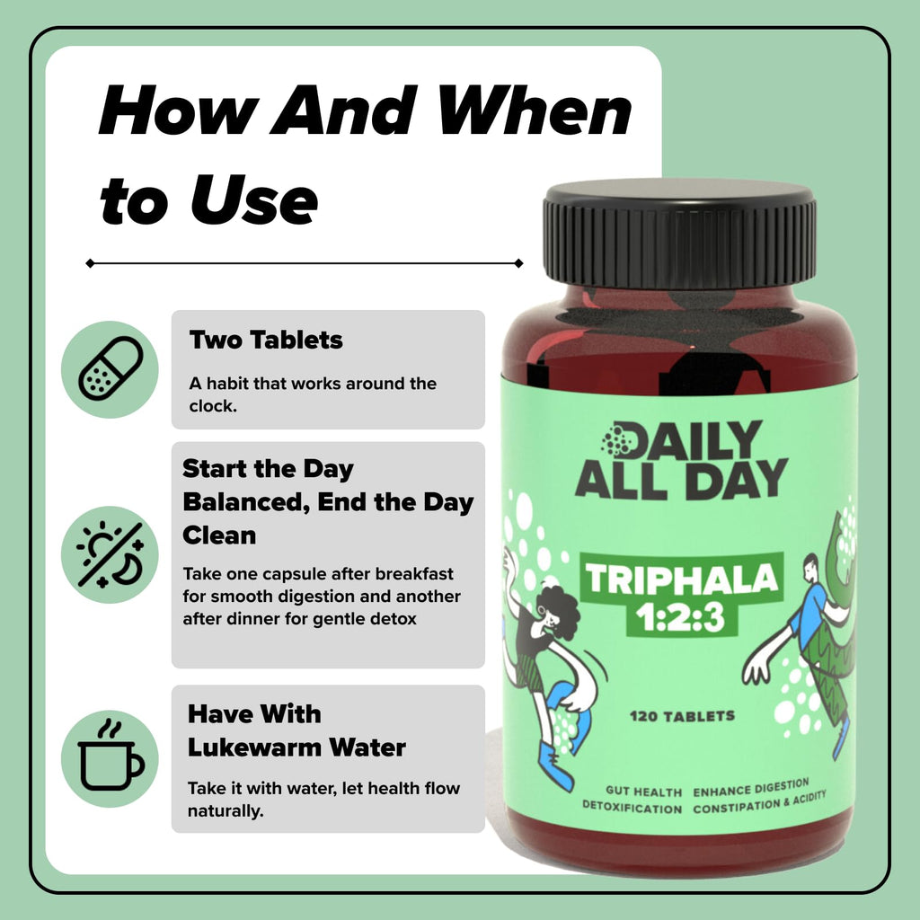 how to use triphala powder effectively