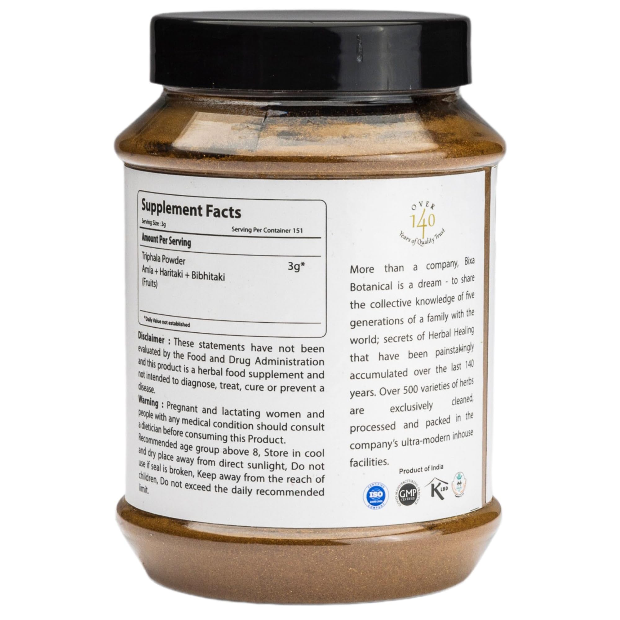 how to use triphala powder effectively