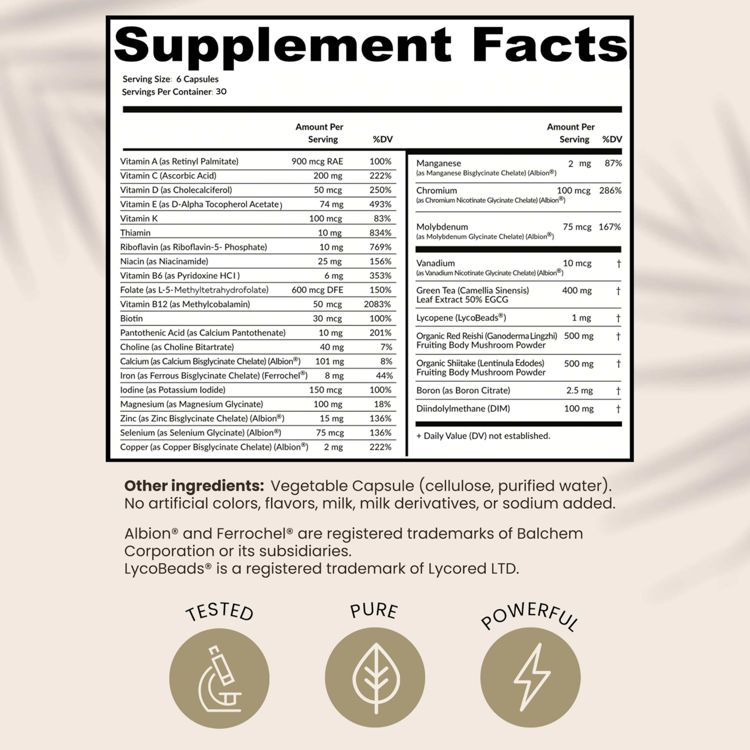 HPD Rx ONE vitamins for energy