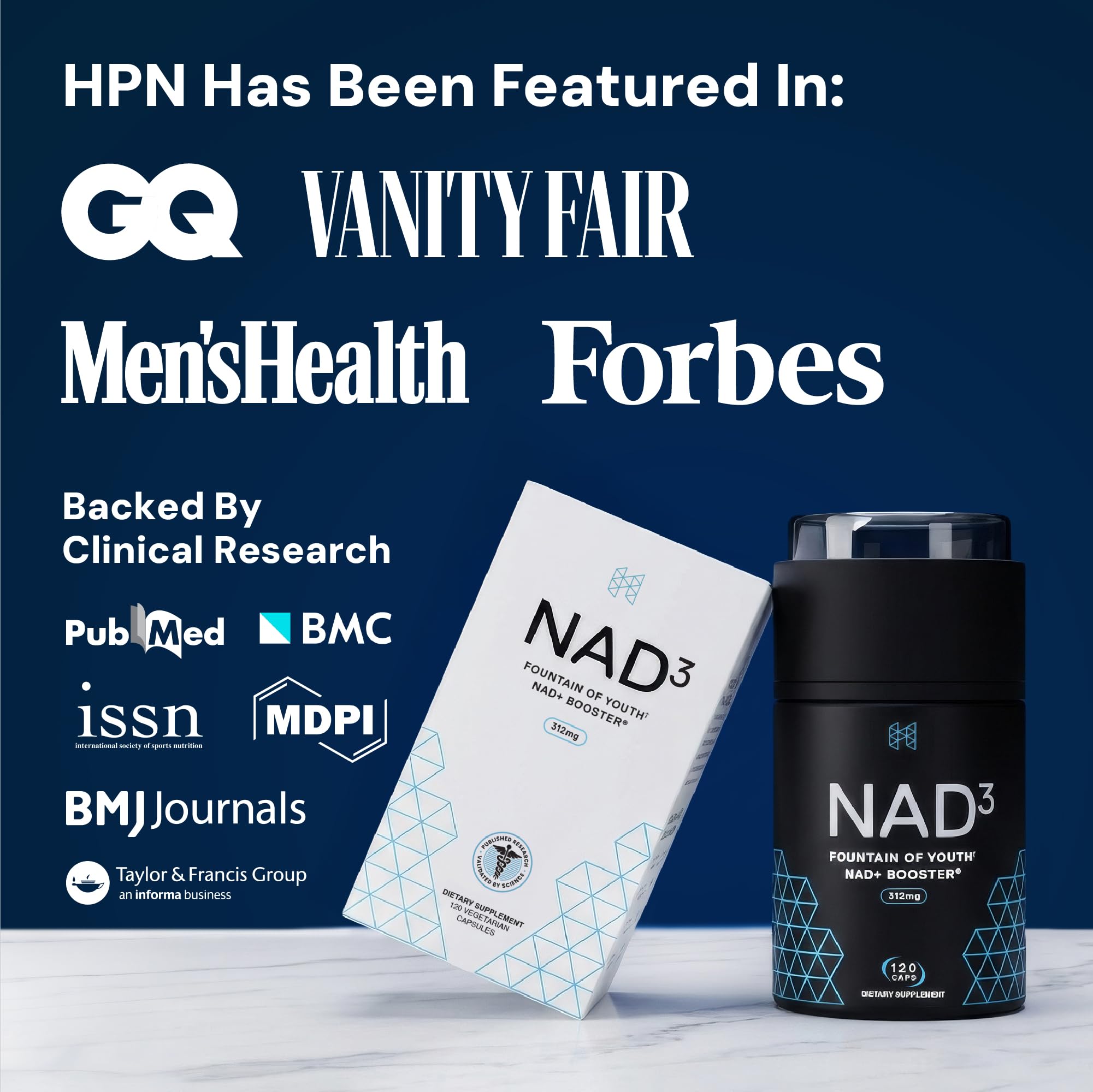 HPN NAD3 for enhanced cellular function