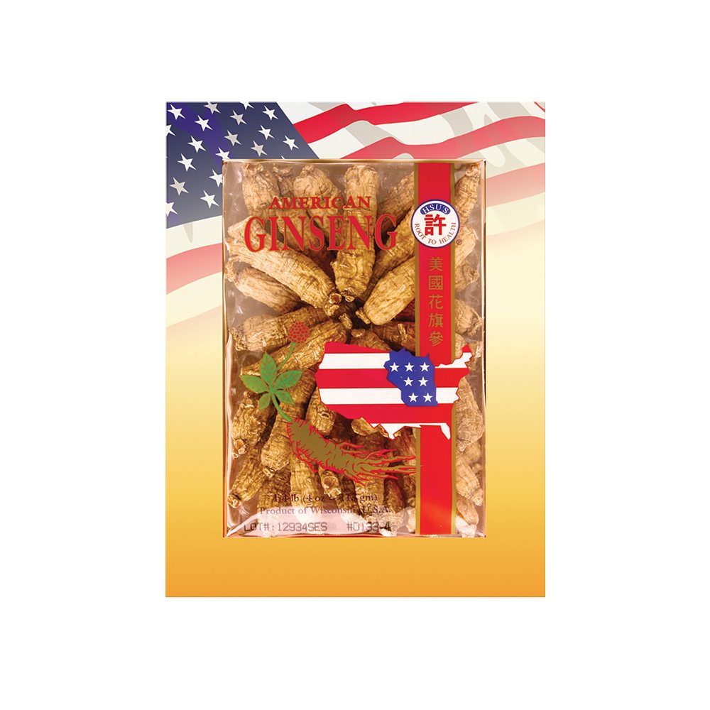 Hsu's American ginseng roots 4 oz