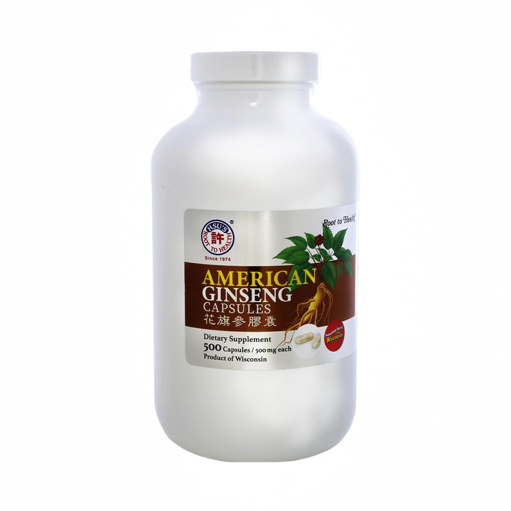 Hsu's Ginseng 500 mg capsules