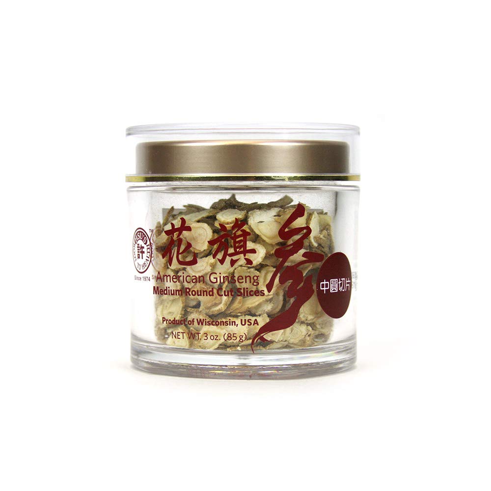 Hsu's ginseng medium round cut slices