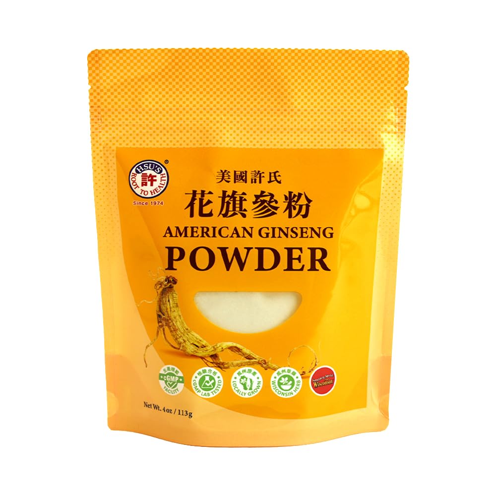 Hsu's ginseng powder for energy