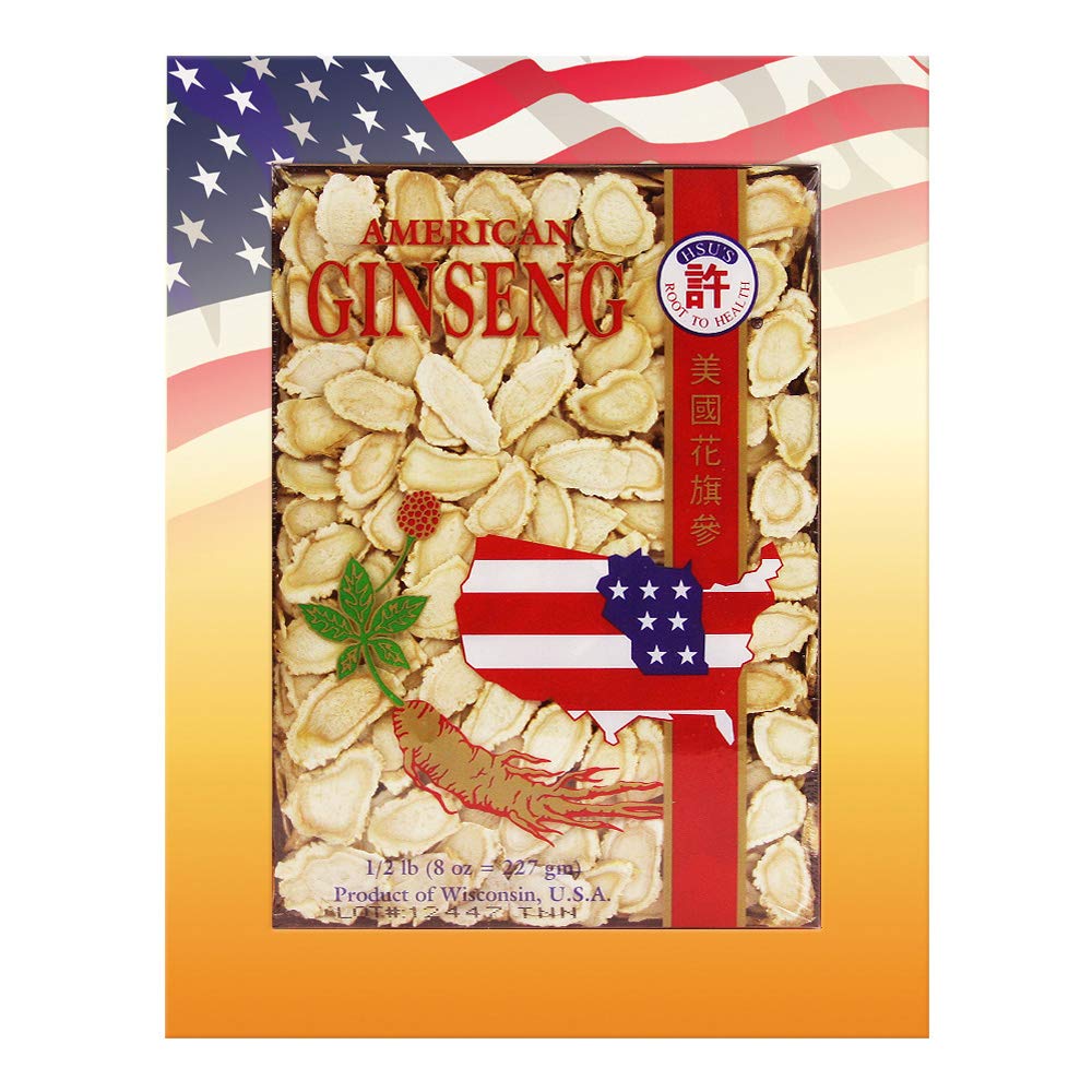 Hsu's ginseng slices for energy