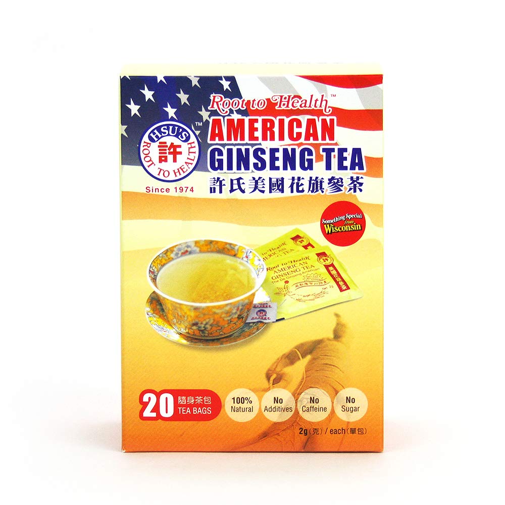 Hsu's Root to Health ginseng tea bags