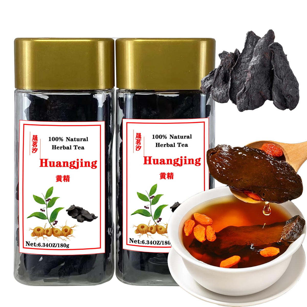 Huangjing herbal tea for wellness