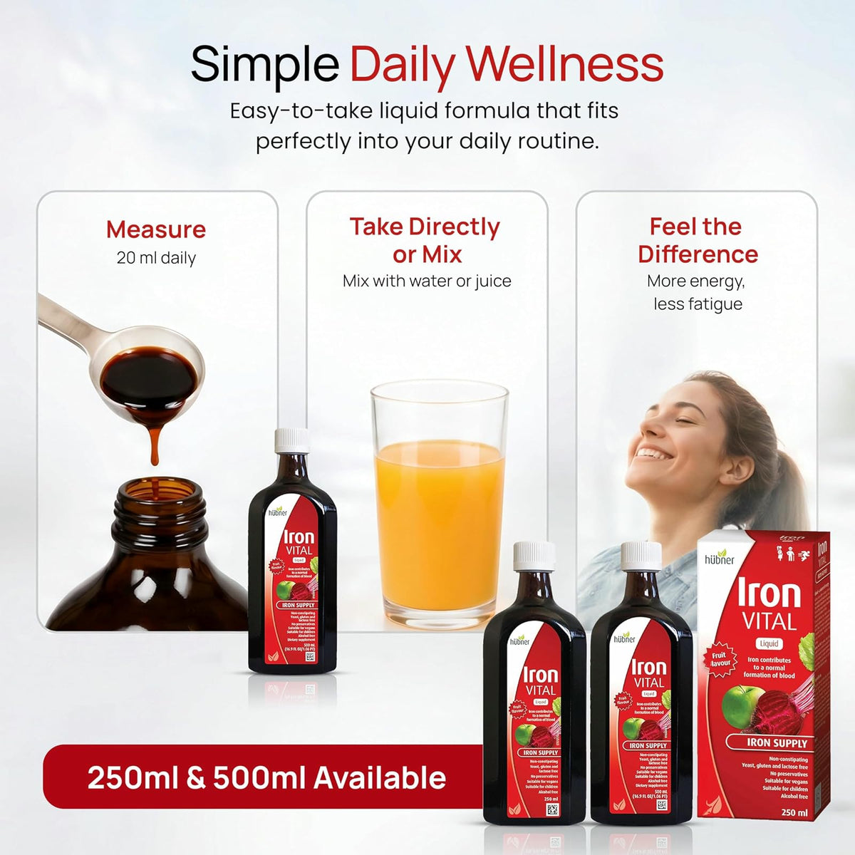Hubner Iron Vital for improved iron levels