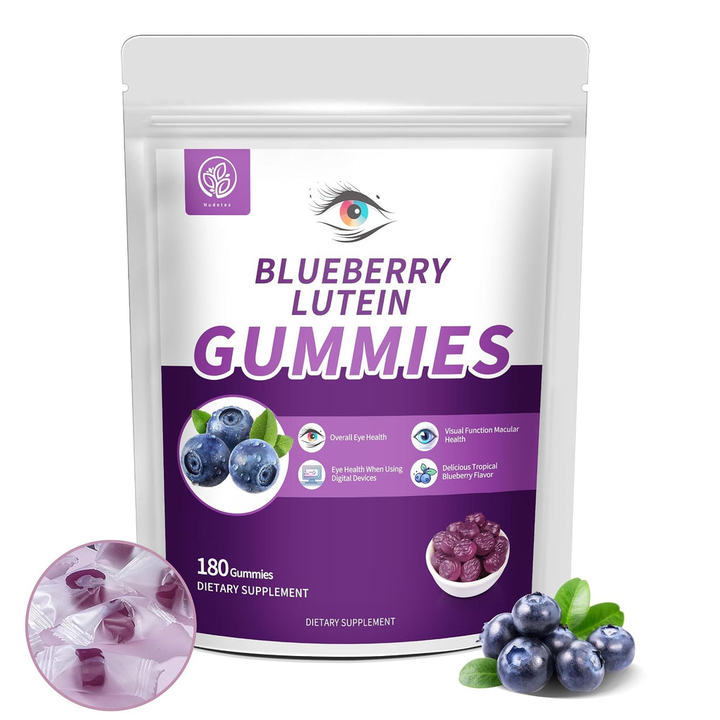 Hudetex blueberry lutein gummies benefits