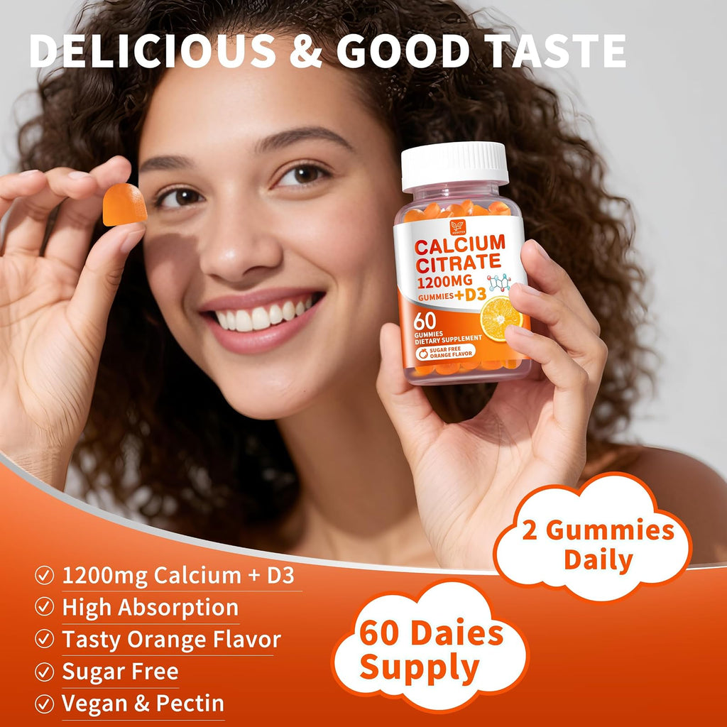 Hudetex calcium gummies for better absorption