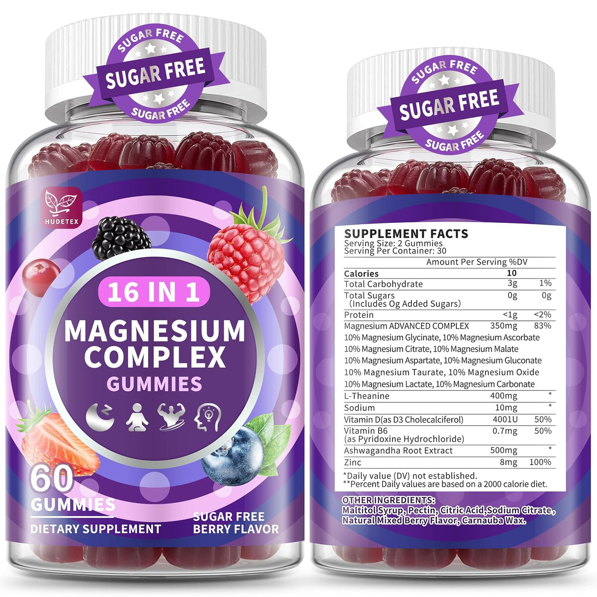 Hudetex magnesium complex gummies