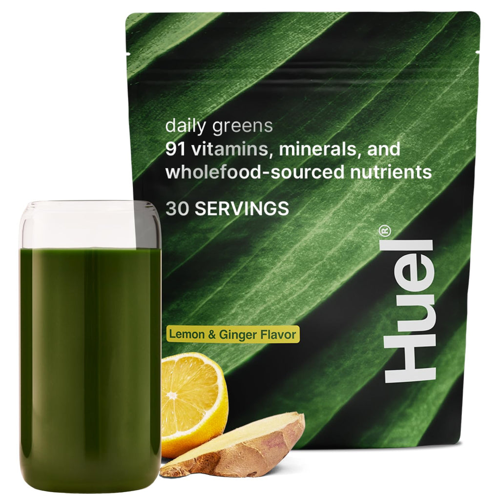 Huel Daily Greens spirulina superfood powder