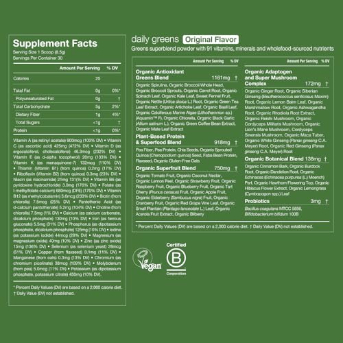 Huel Daily Greens superfood for vitality