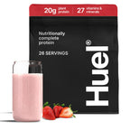 Huel vegan protein powder strawberry flavour