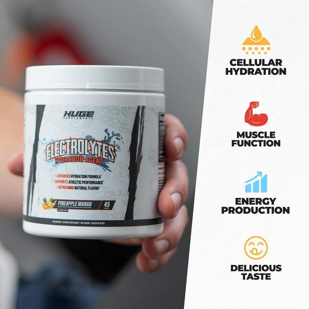Huge Supplements electrolyte drink mix for recovery