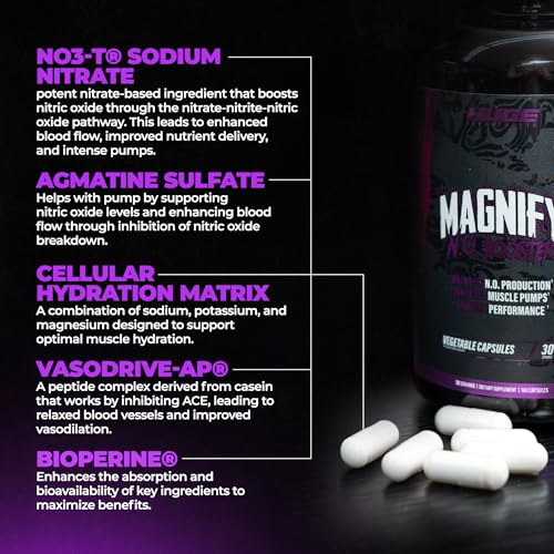 Huge Supplements pre-workout energy capsules