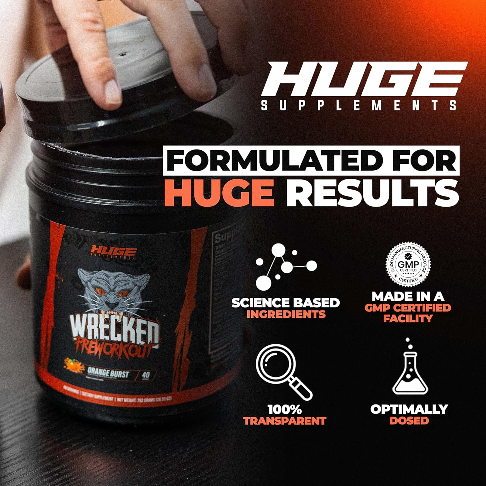 Huge Supplements pre-workout for endurance