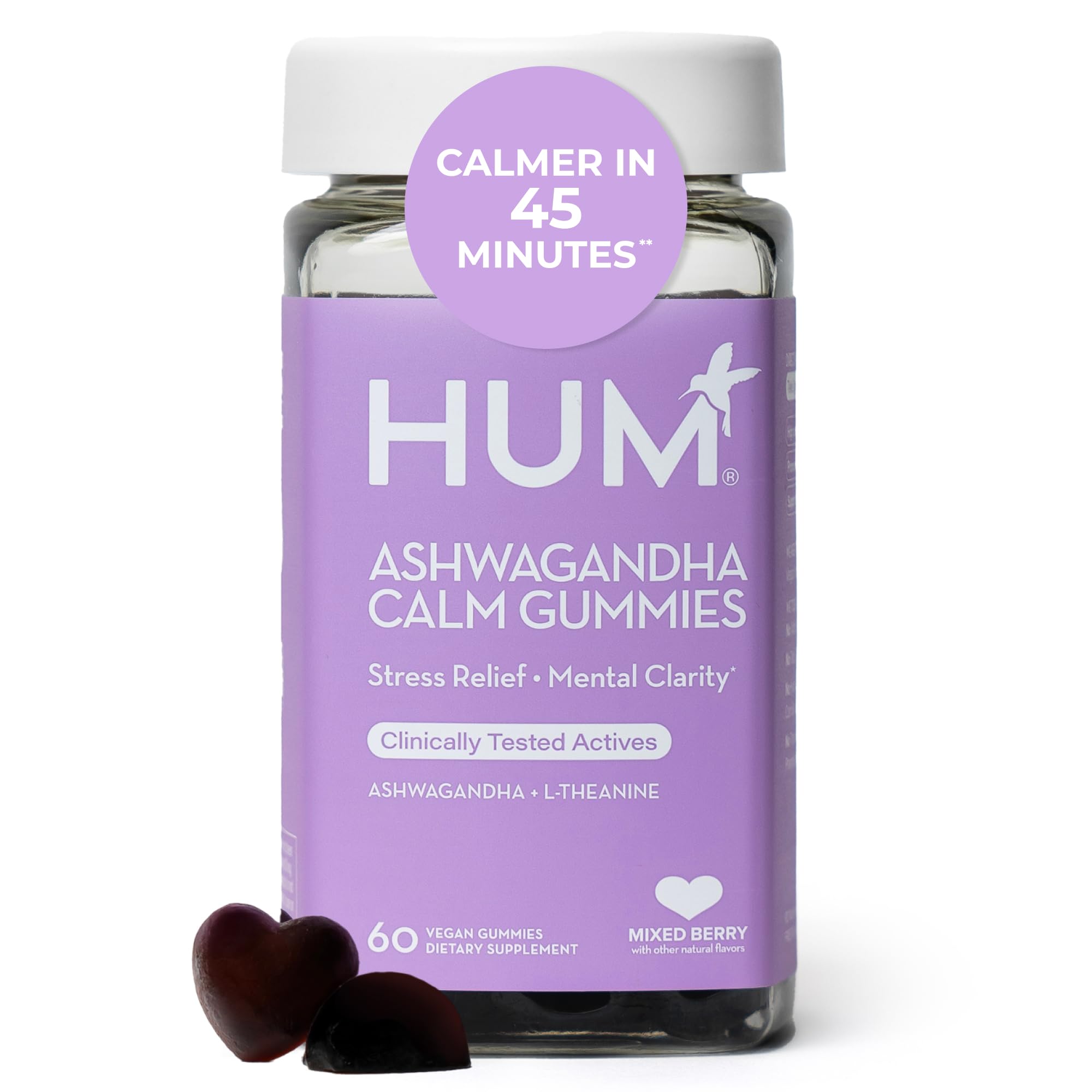HUM Calm Ashwagandha gummies for stress relief
