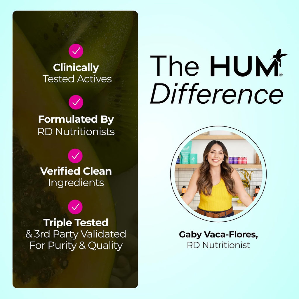 HUM Daily Cleanse capsules for vibrant skin
