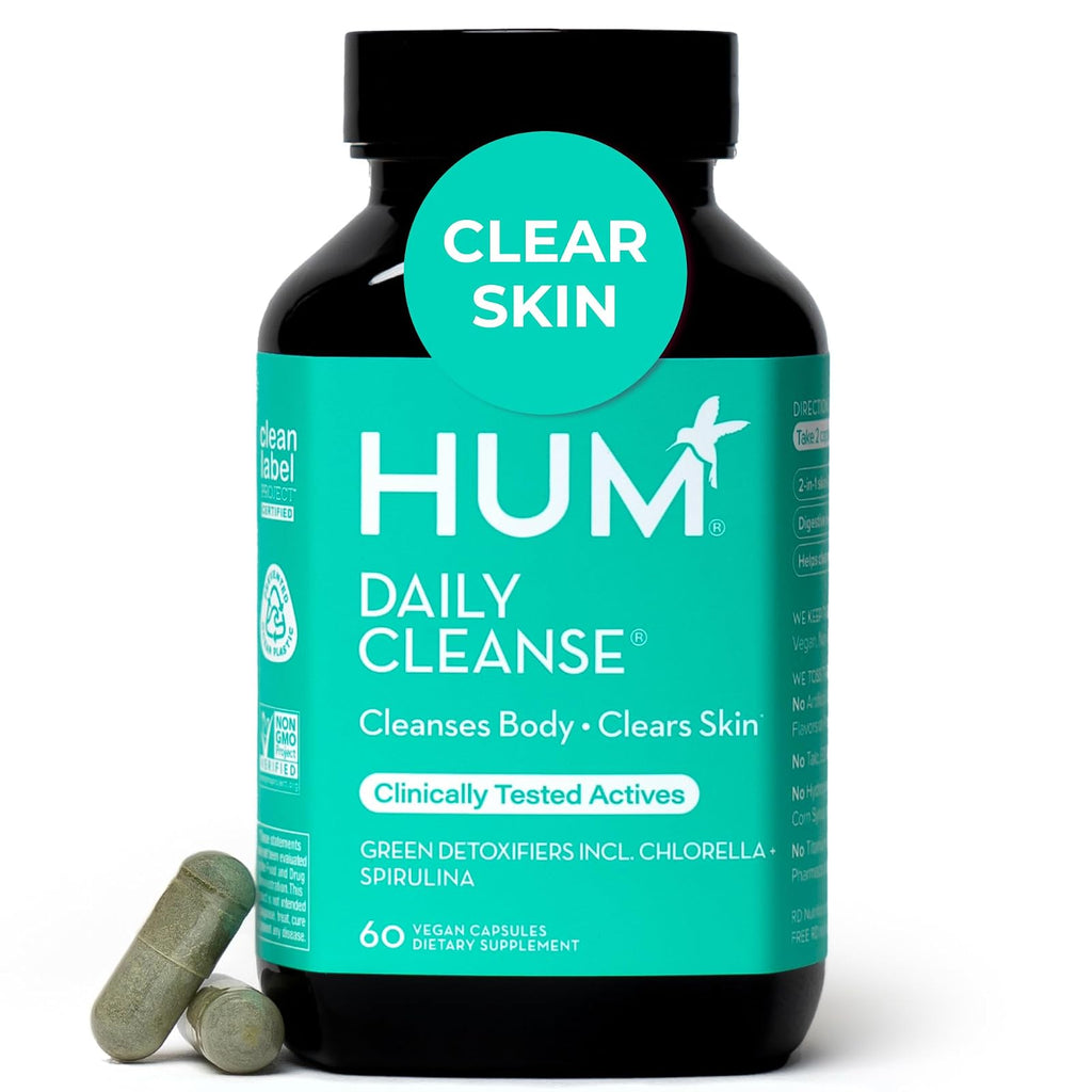 HUM Daily Cleanse multivitamins for skin health