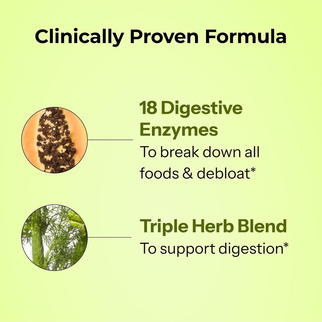HUM digestive enzymes for healthy digestion