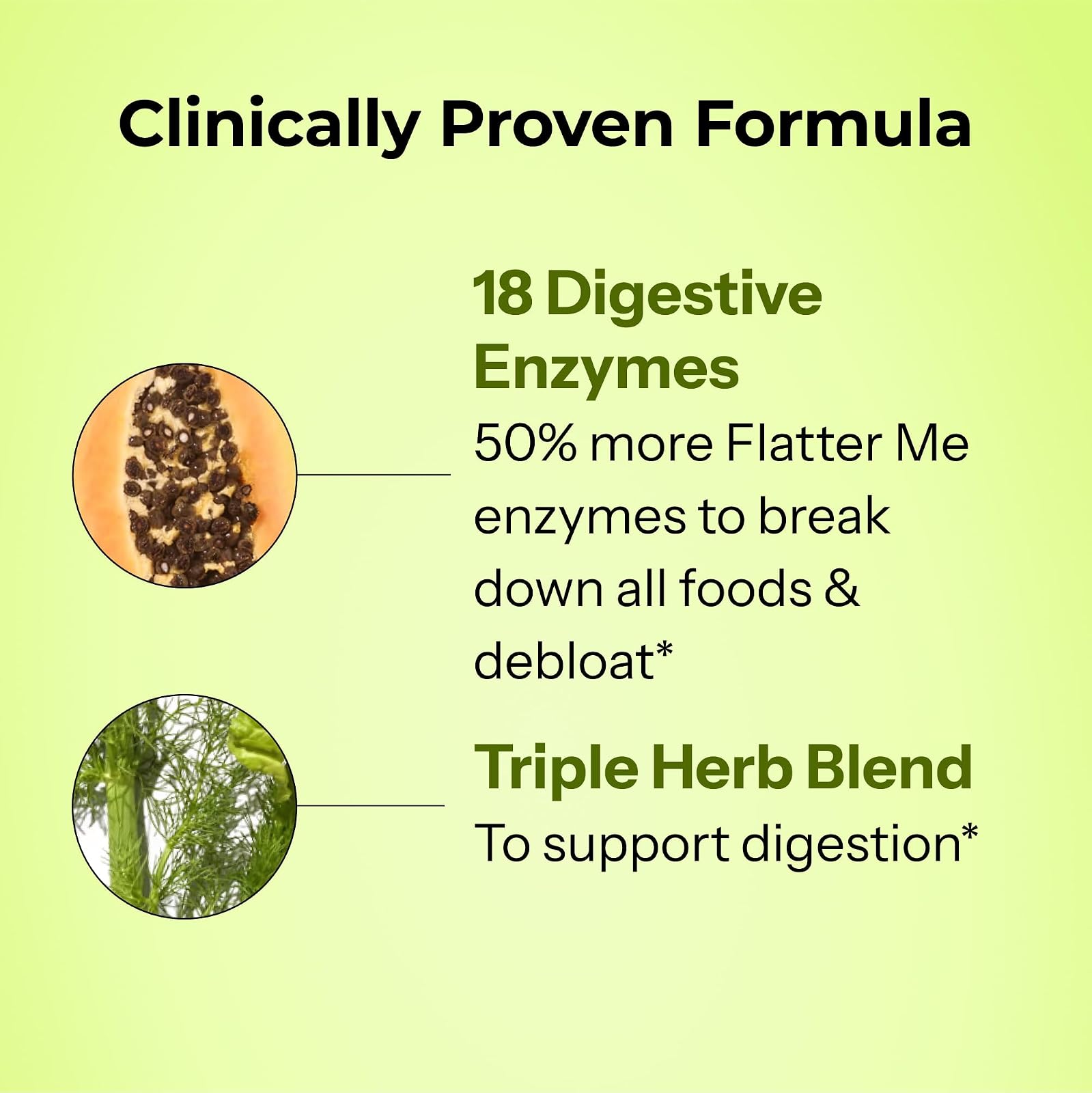 HUM digestive enzymes for post-meal comfort