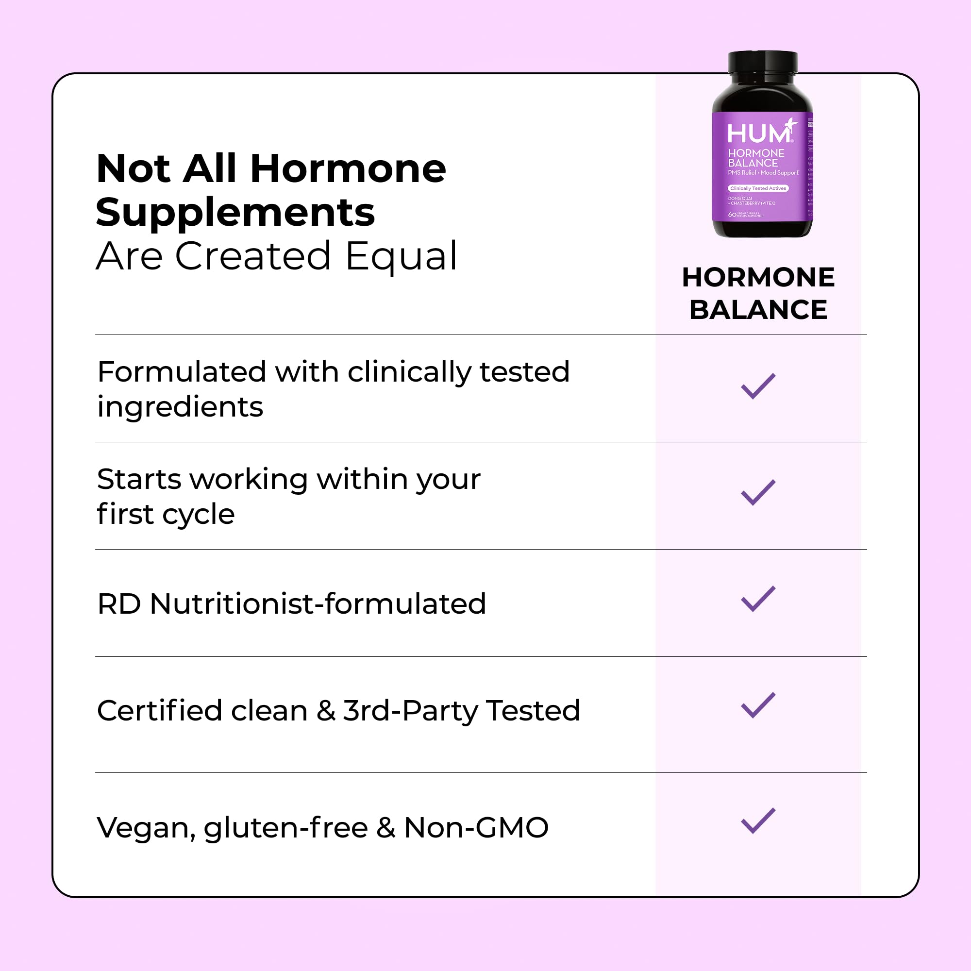 HUM menopause health benefits