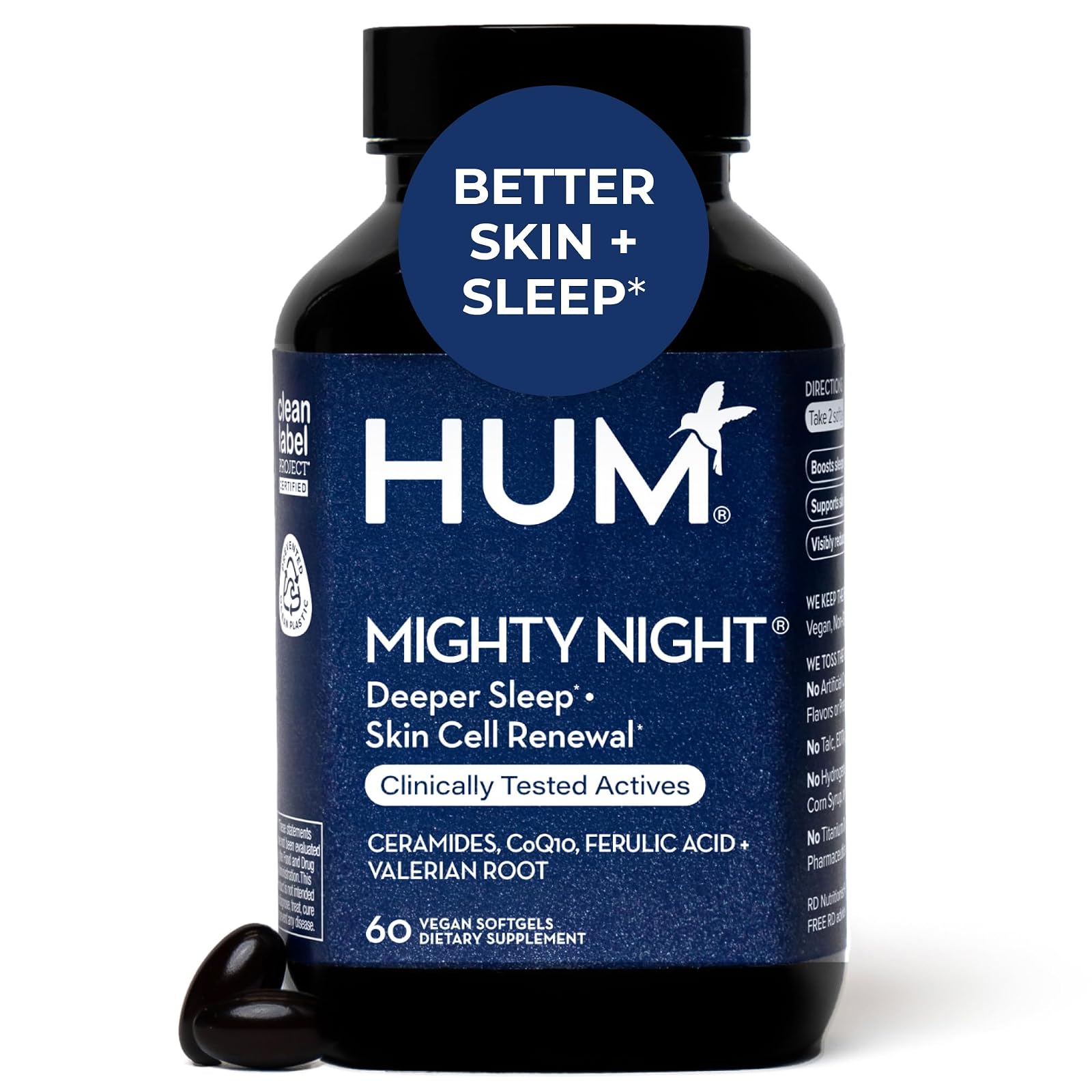 HUM Mighty Night multivitamin for women