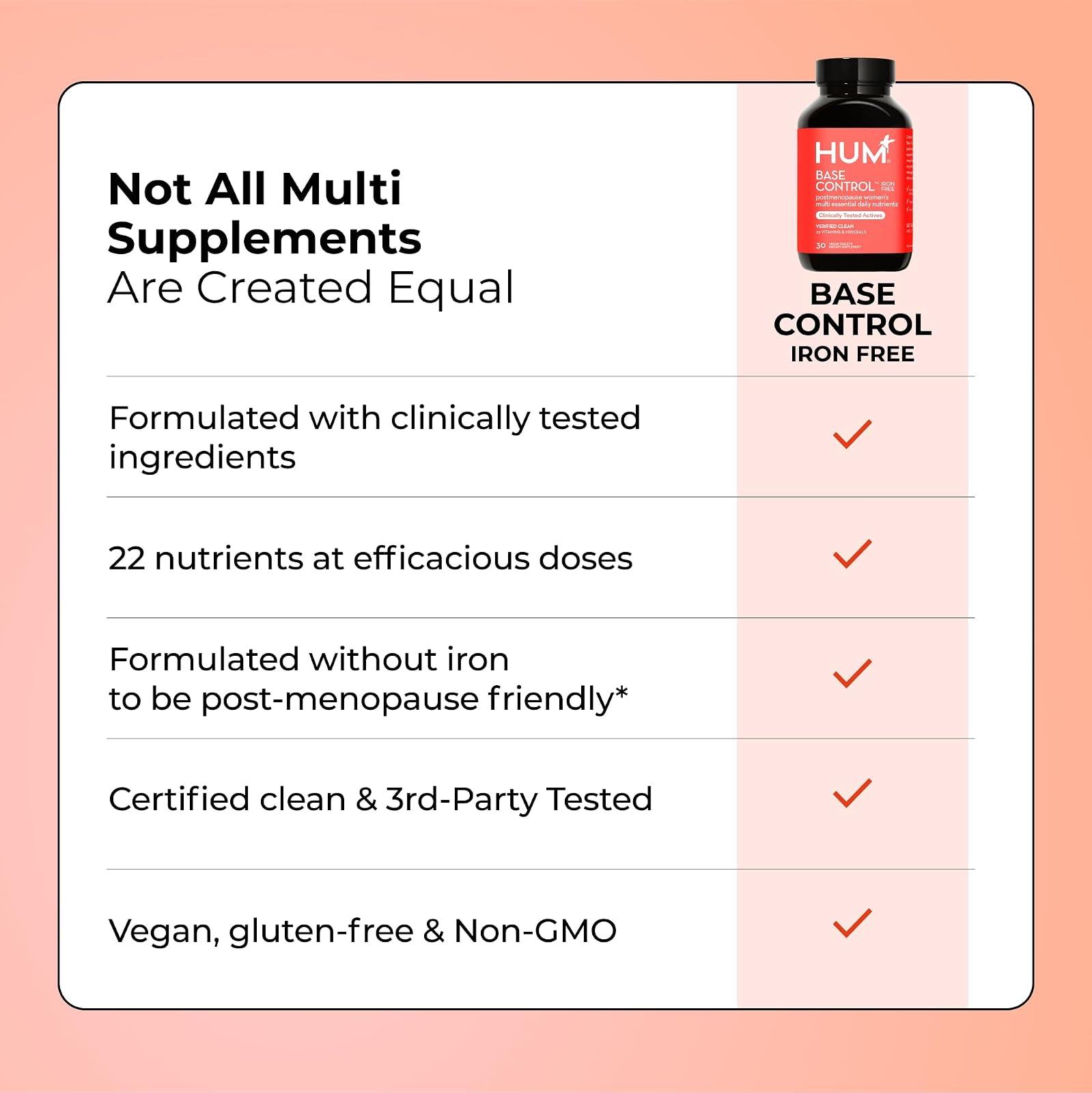 HUM multivitamin for balanced nutrition