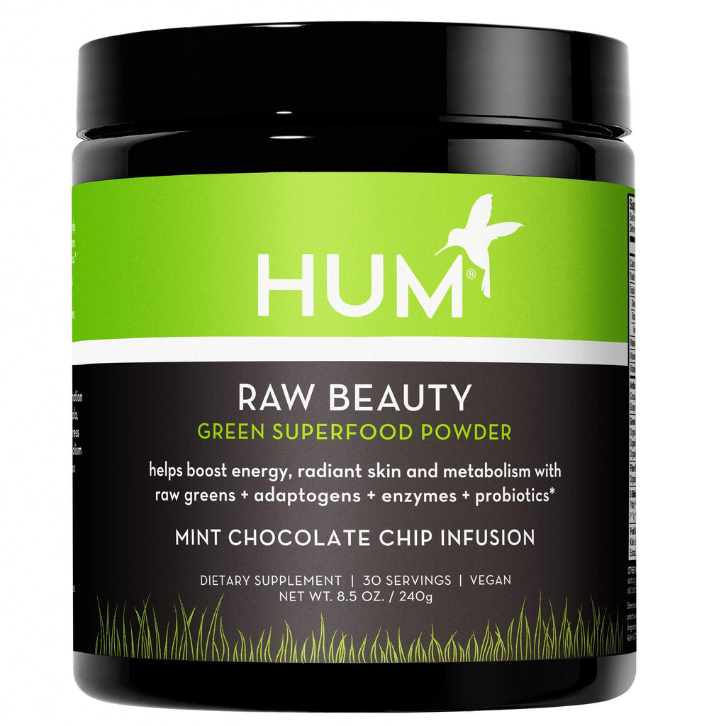HUM Raw Beauty spirulina superfood powder