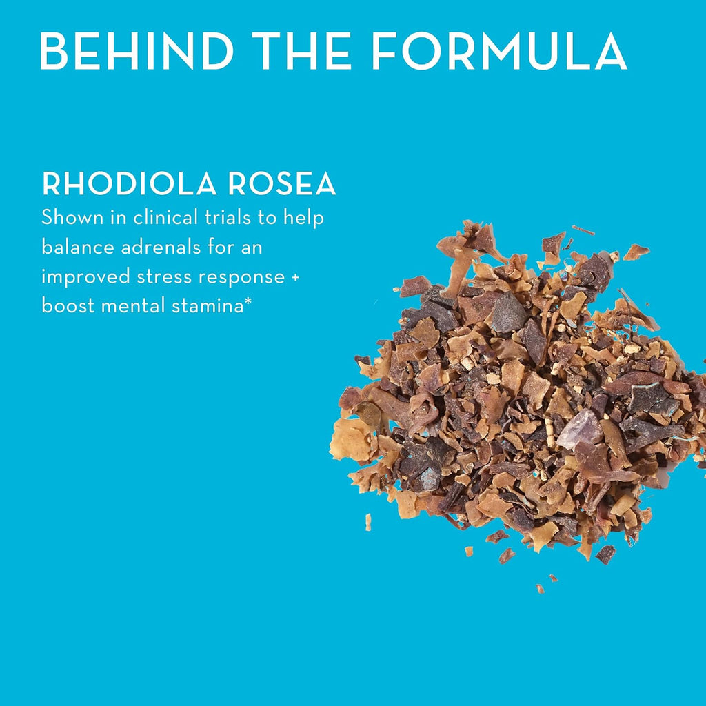 HUM rhodiola supports mood balance