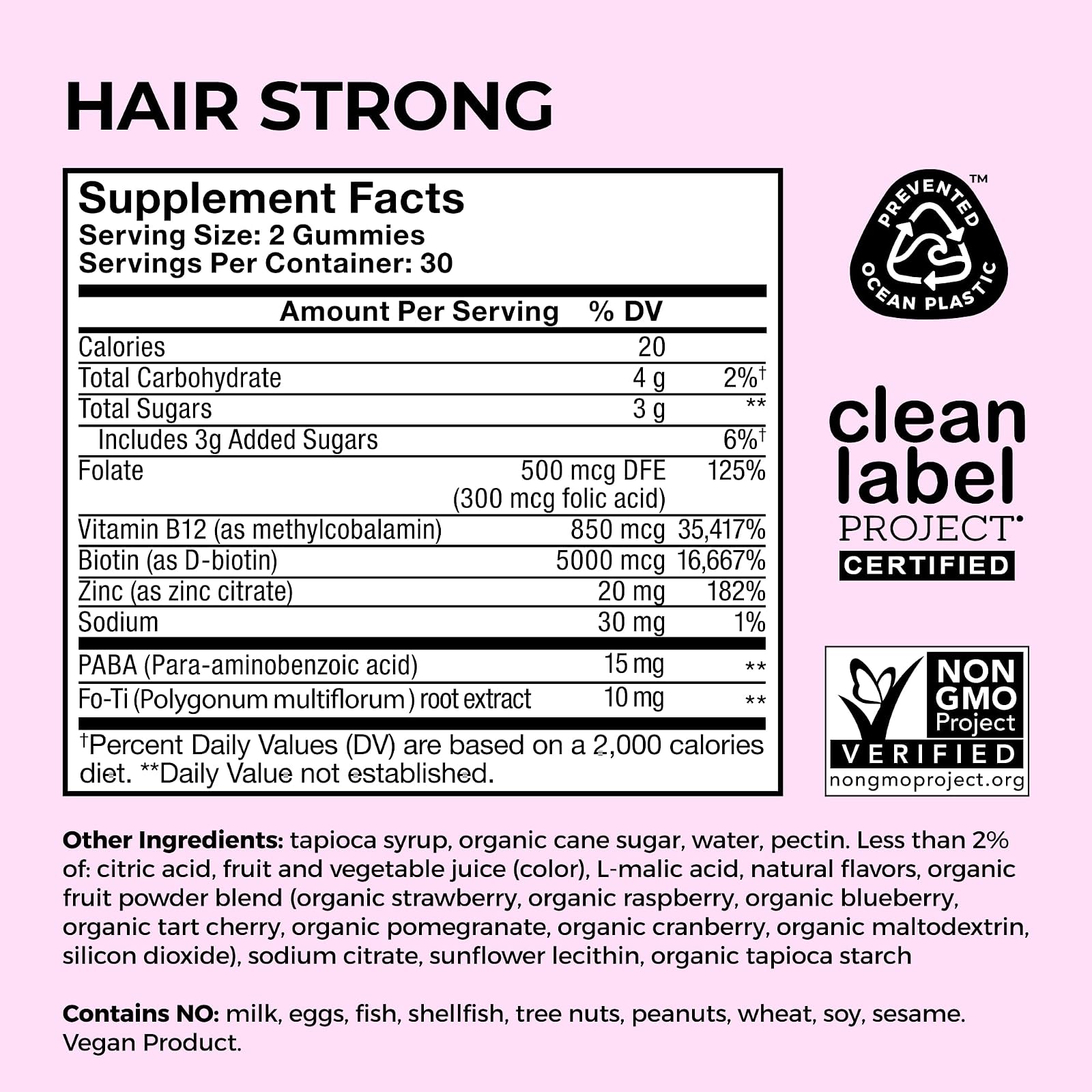 HUM vitamins for thicker hair