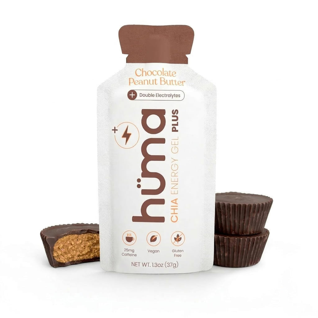 Huma Plus chia energy gel chocolate