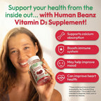 Human Beanz Vitamin D3 for strong bones