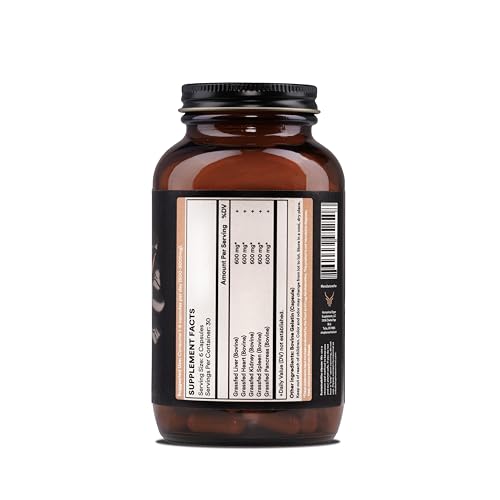 Humanimal beef organ supplement capsules
