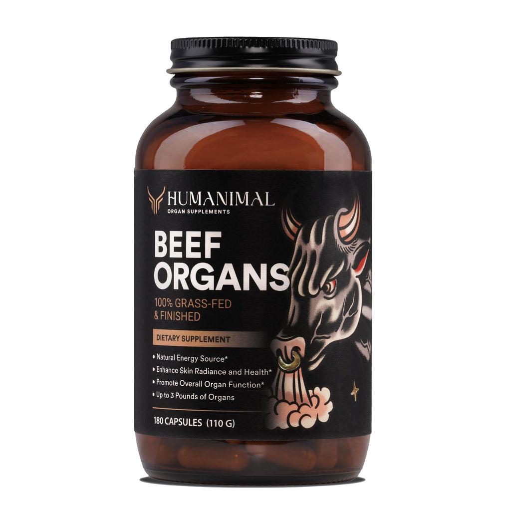 Humanimal beef organ supplement capsules