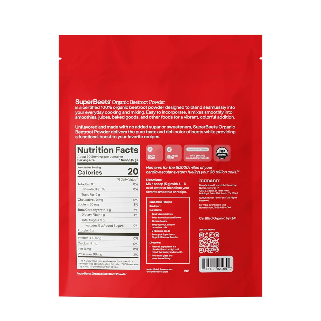HumanN SuperBeets for workout recovery