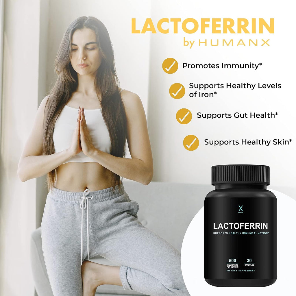 HUMANX Lactoferrin 500 mg benefits