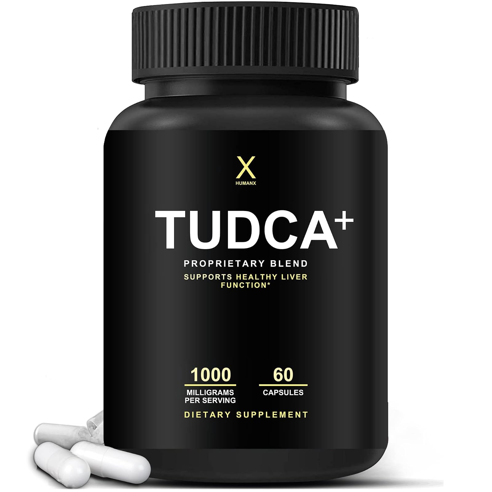 HUMANX TUDCA+ detox support capsules