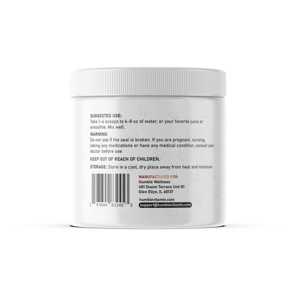 Humble Grass Fed beauty supplement powder