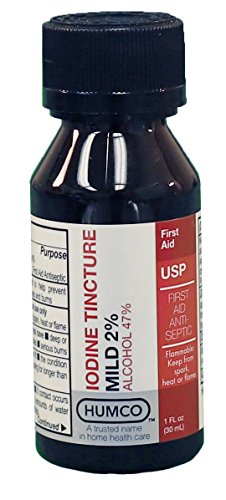 Humco iodine tincture for wound care