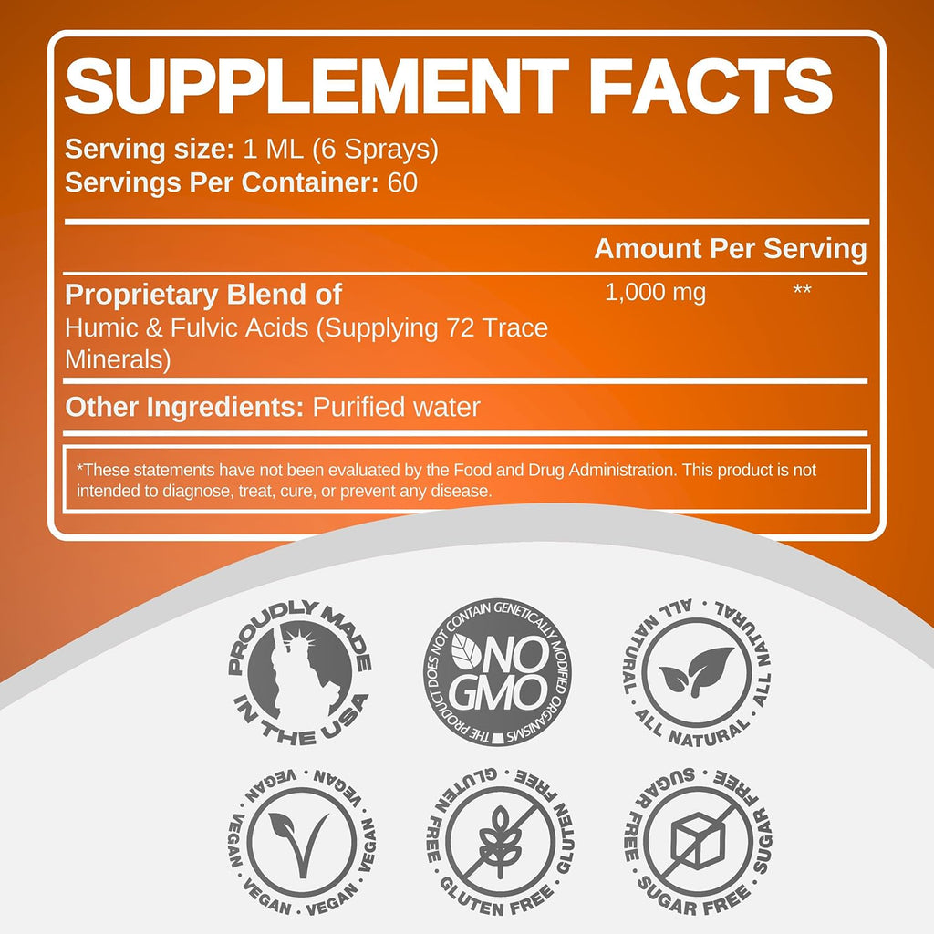 humic acid for enhanced absorption
