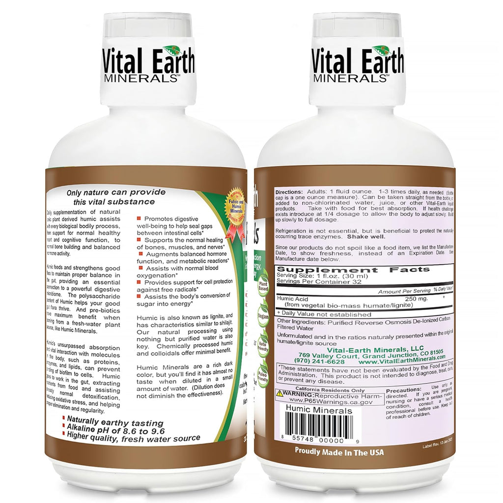 humic minerals for optimal health