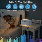 Humidifier with soothing night light