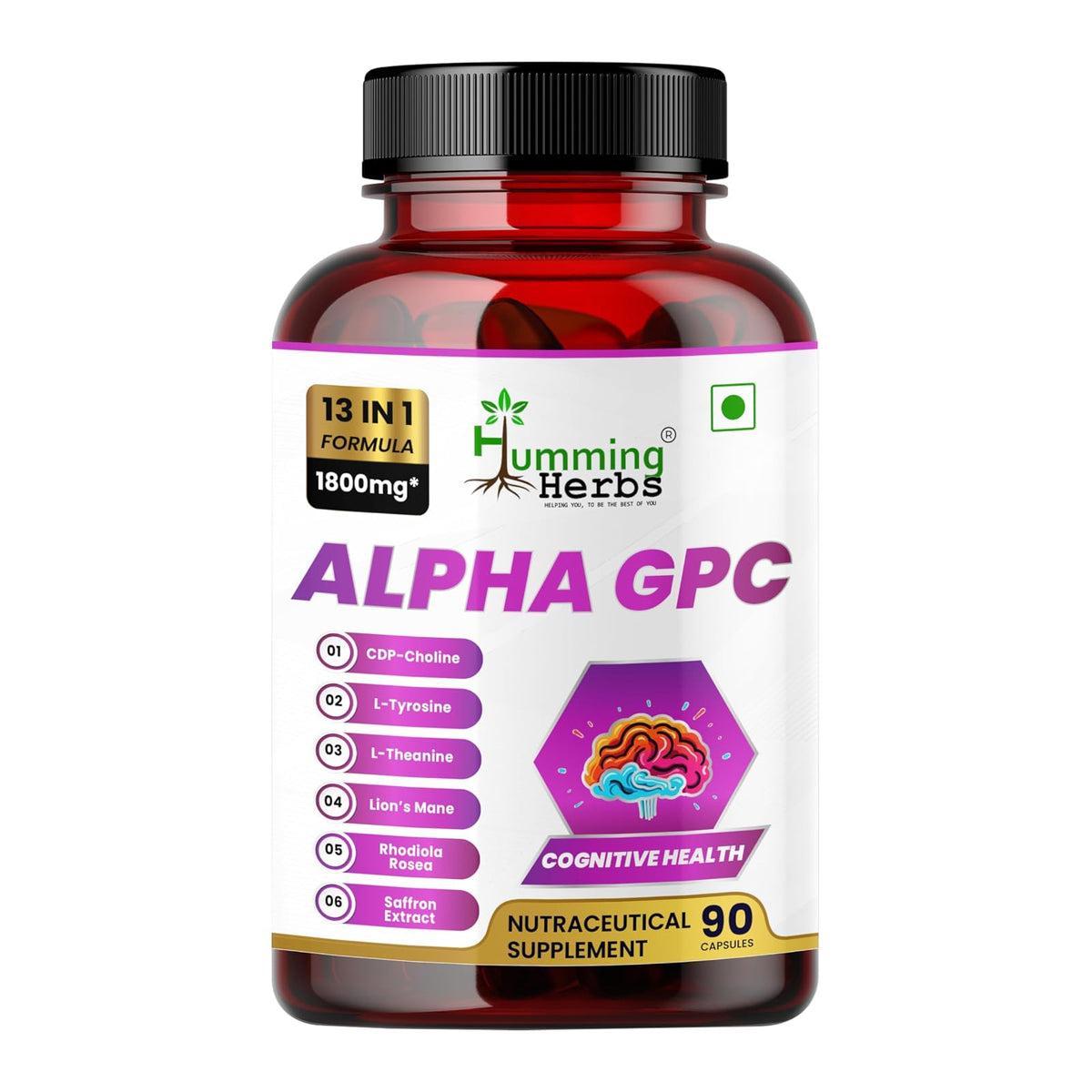 Humming Herbs Alpha GPC capsules