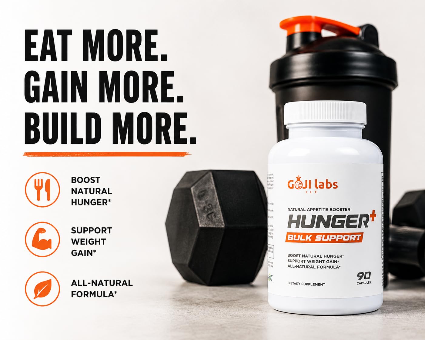 Hunger+ weight gain support
