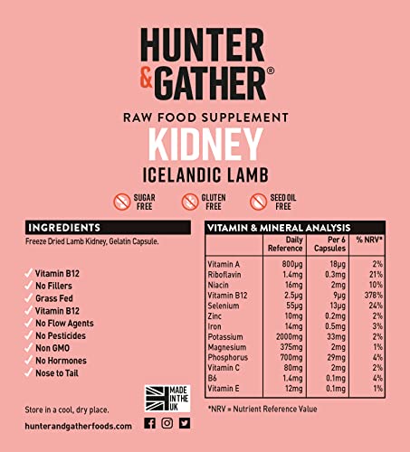 Hunter & Gather kidney capsules for wellness